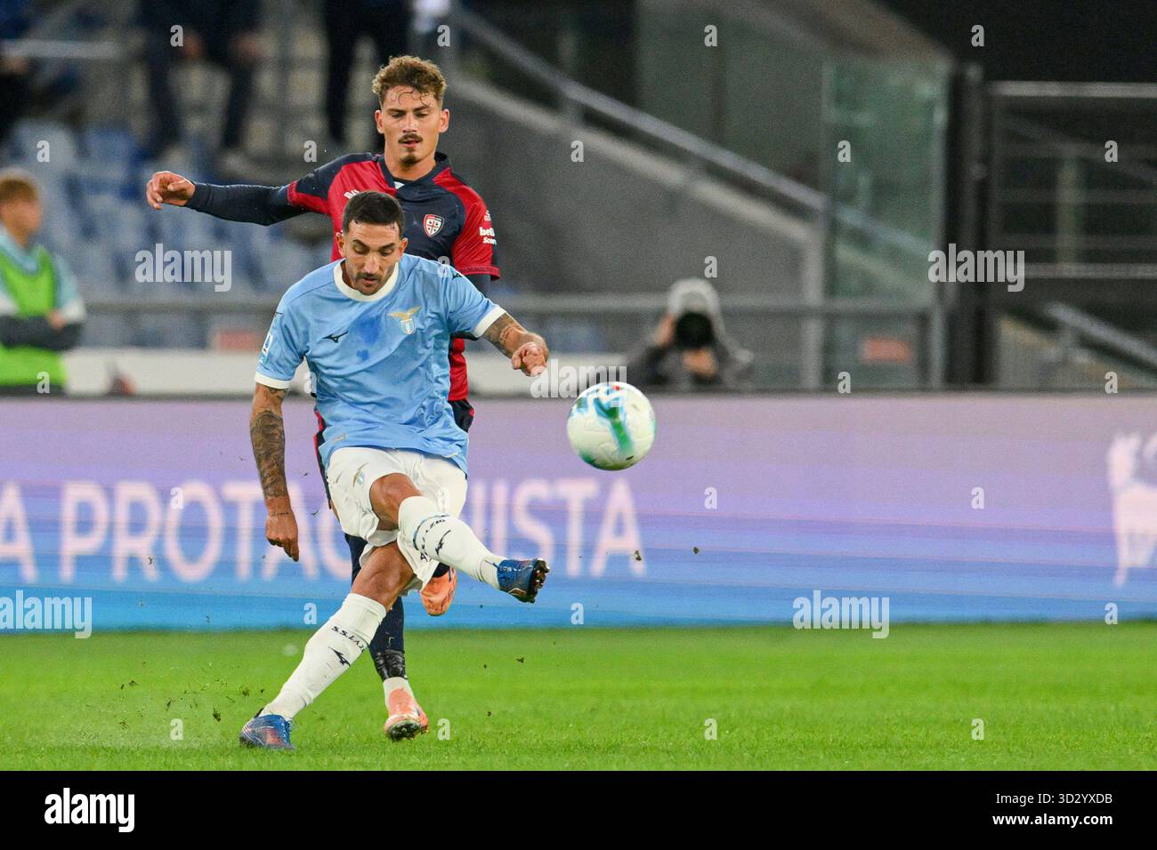 Olimpico Stadium, Rome, Italy - Danilo Cataldi of SS Lazio under ...