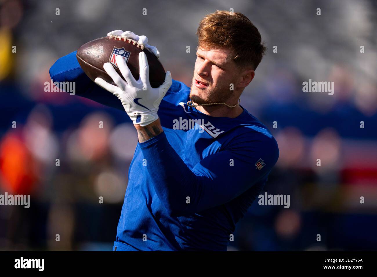 New York Giants tight end Thomas Fidone II (86) in action prior to an ...