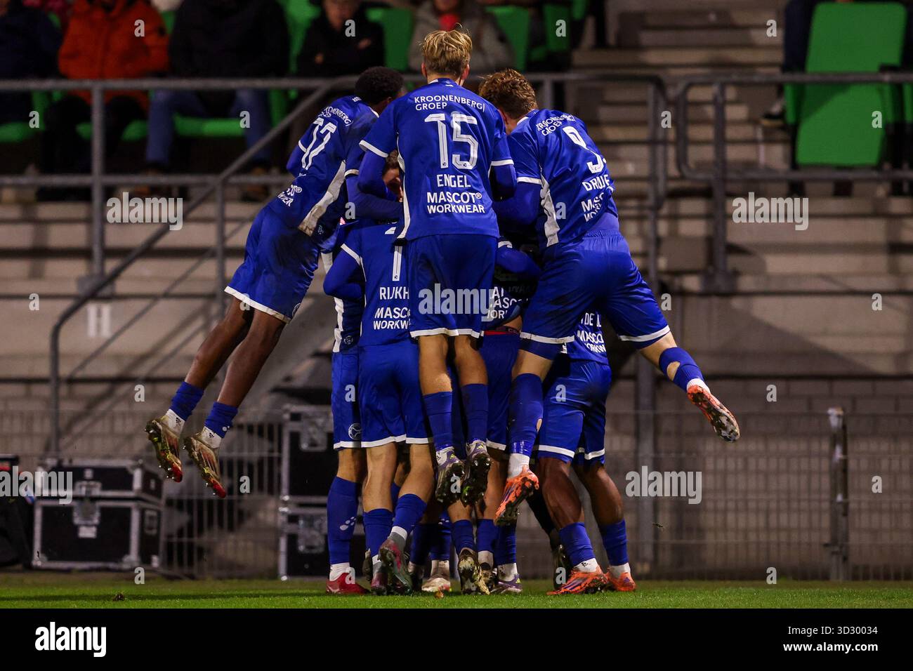 DORDRECHT, NETHERLANDS - NOVEMBER 3: Amoah Foa Sam of Almere City FC ...