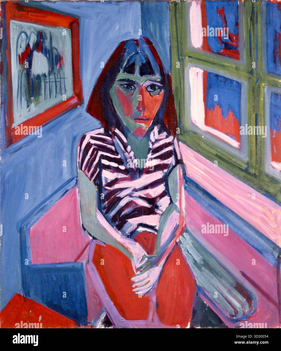 Albert Müller (1897-1926) - Portrait of Anna - 1924 - This is a ...