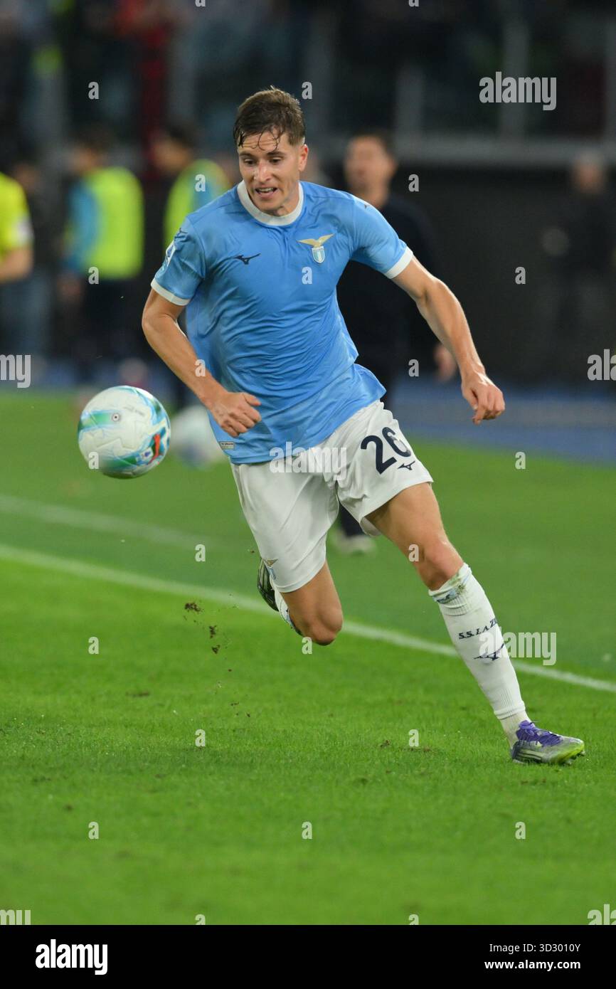 Olimpico Stadium, Rome, Italy - Toma Basic of SS Lazio during Serie A ...