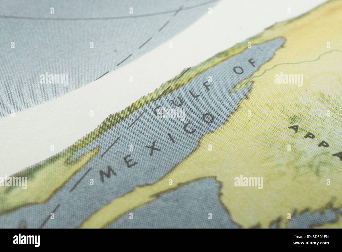 Mexico detailed map highlighted hi-res stock photography and images - Alamy