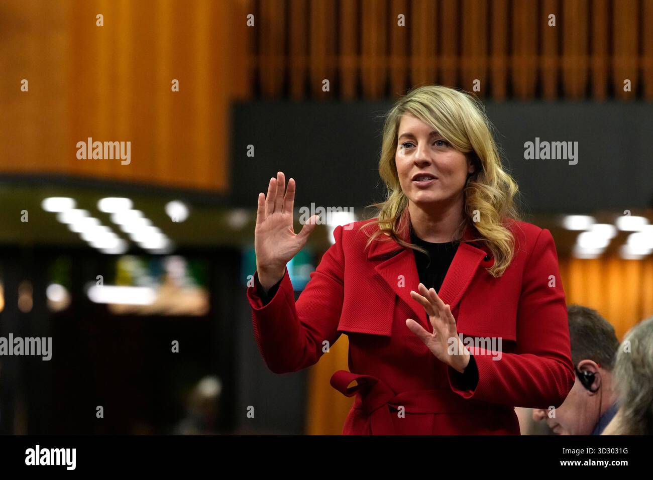 Minister of Industry Melanie Joly rises during Question Period in the ...