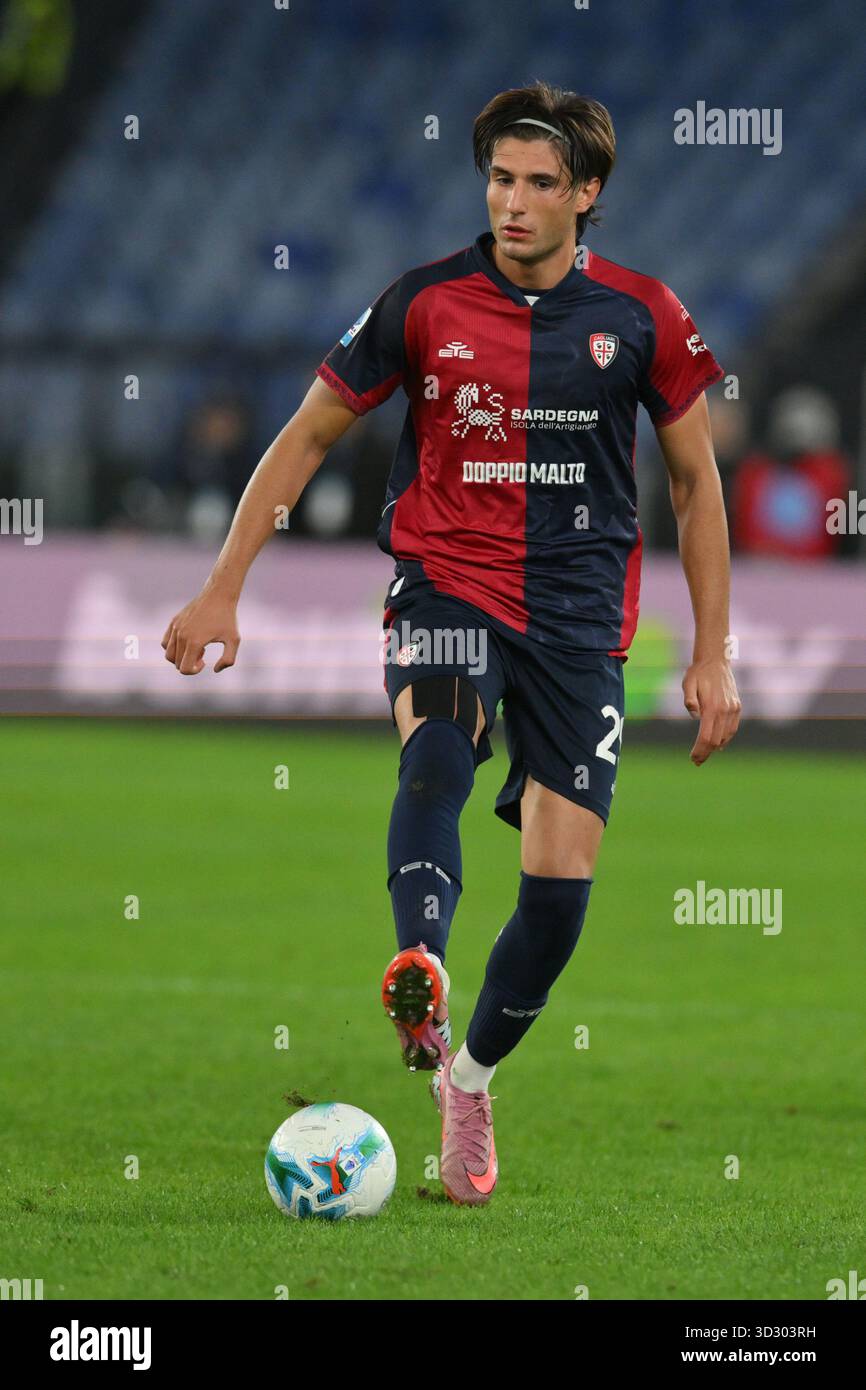 Olimpico Stadium, Rome, Italy - Gennaro Borrelli of Cagliari during ...