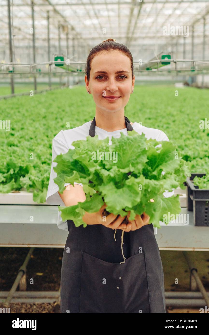 Ladies display fresh vegetable bounty, Female agricultural worker ...