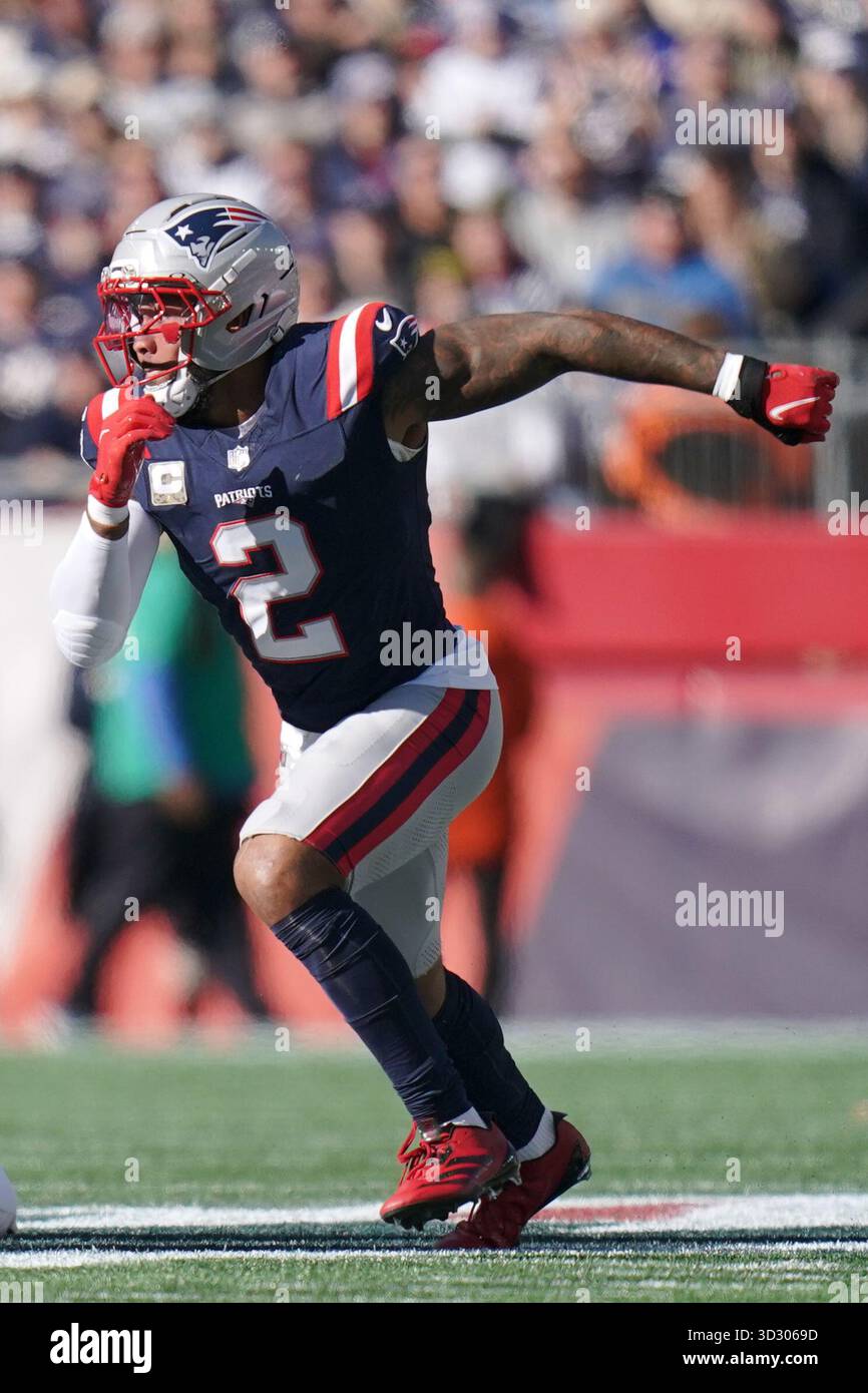 New England Patriots linebacker Harold Landry III (2) during an NFL ...