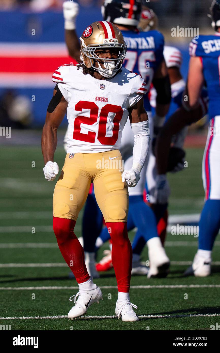San Francisco 49ers corner back Upton Stout (20) in action during an ...