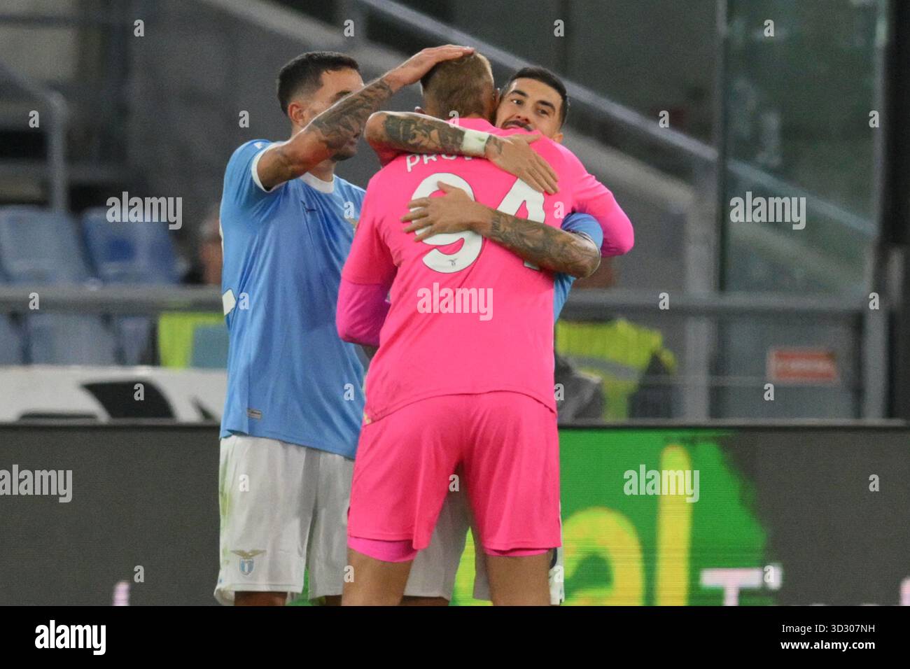 Olimpico Stadium, Rome, Italy - Mattia Zaccagni of SS Lazio celebrates ...