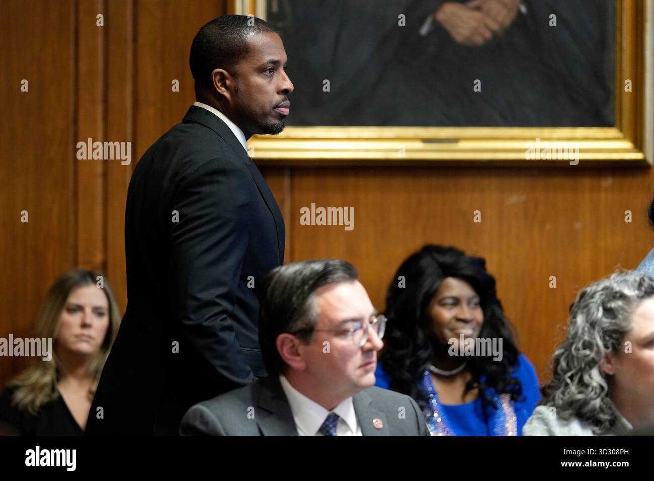 Memphis City Council member JB Smiley attends an injunction hearing Monday, Nov. 3, 2025, in ...