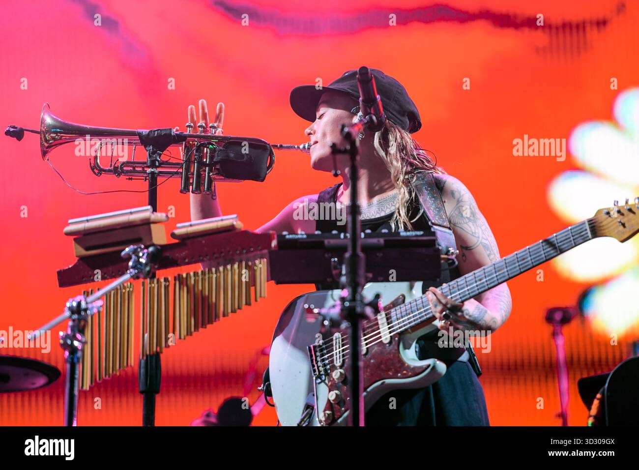 Buenos Aires (Nov. 2nd 2025). Australian artist Tash Sultana performing ...