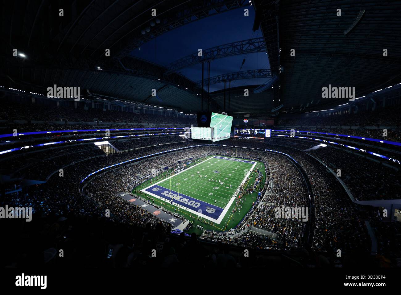 FILE - A general view shows the inside of the AT&T stadium during a NFL ...