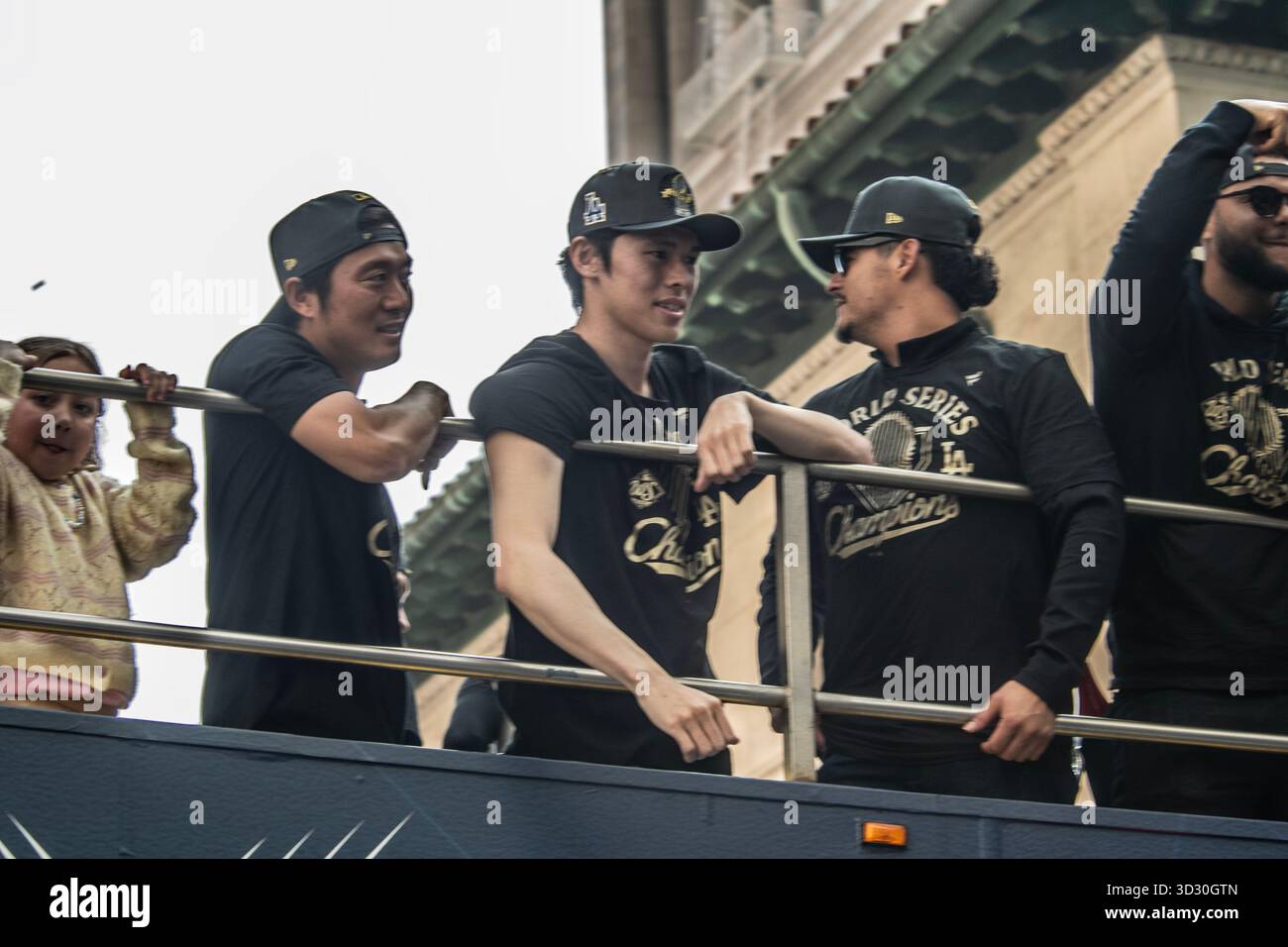 Dodgers parade and celebration after winning the World Series, in ...