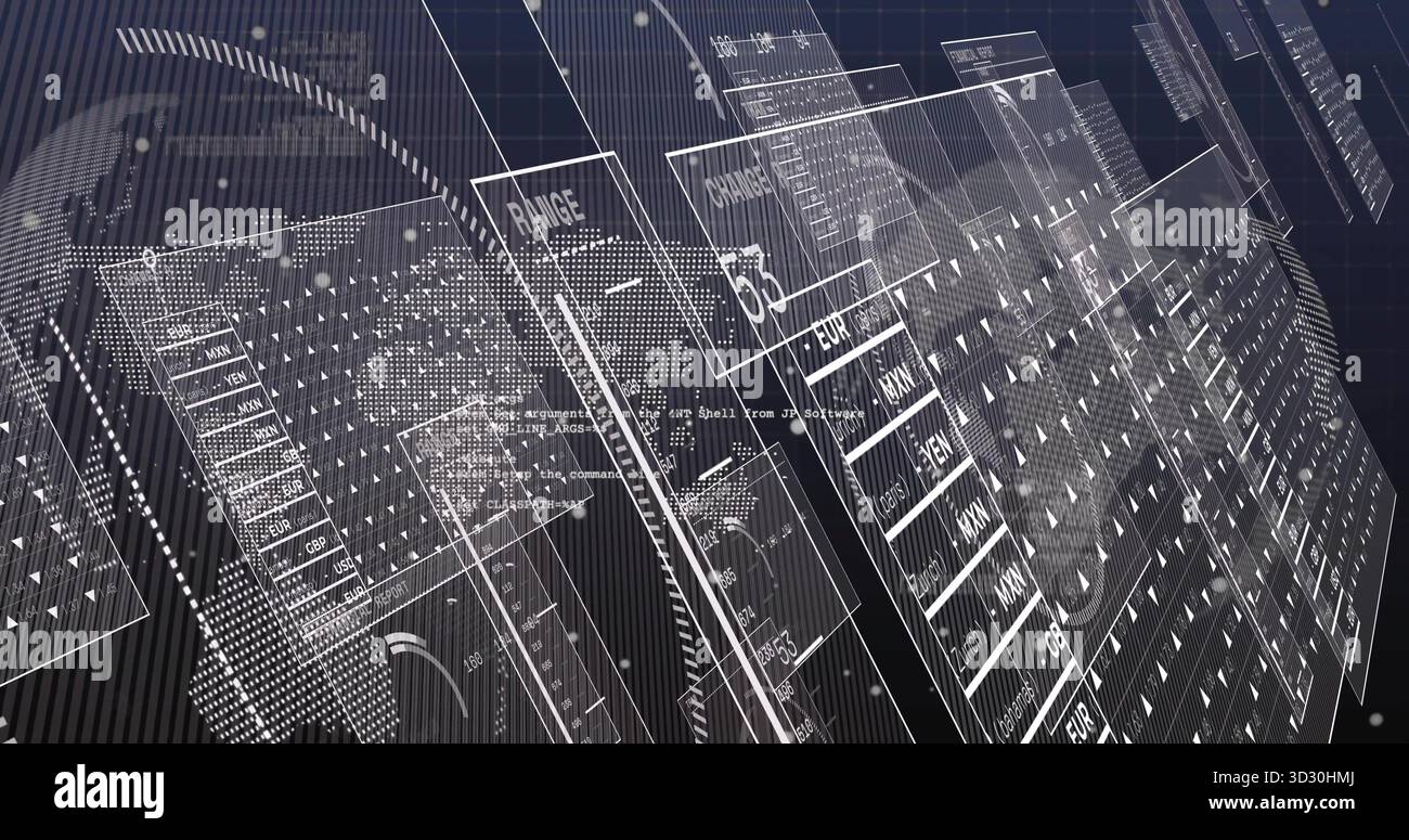 Displaying semi-transparent panels floating in virtual dashboard ...
