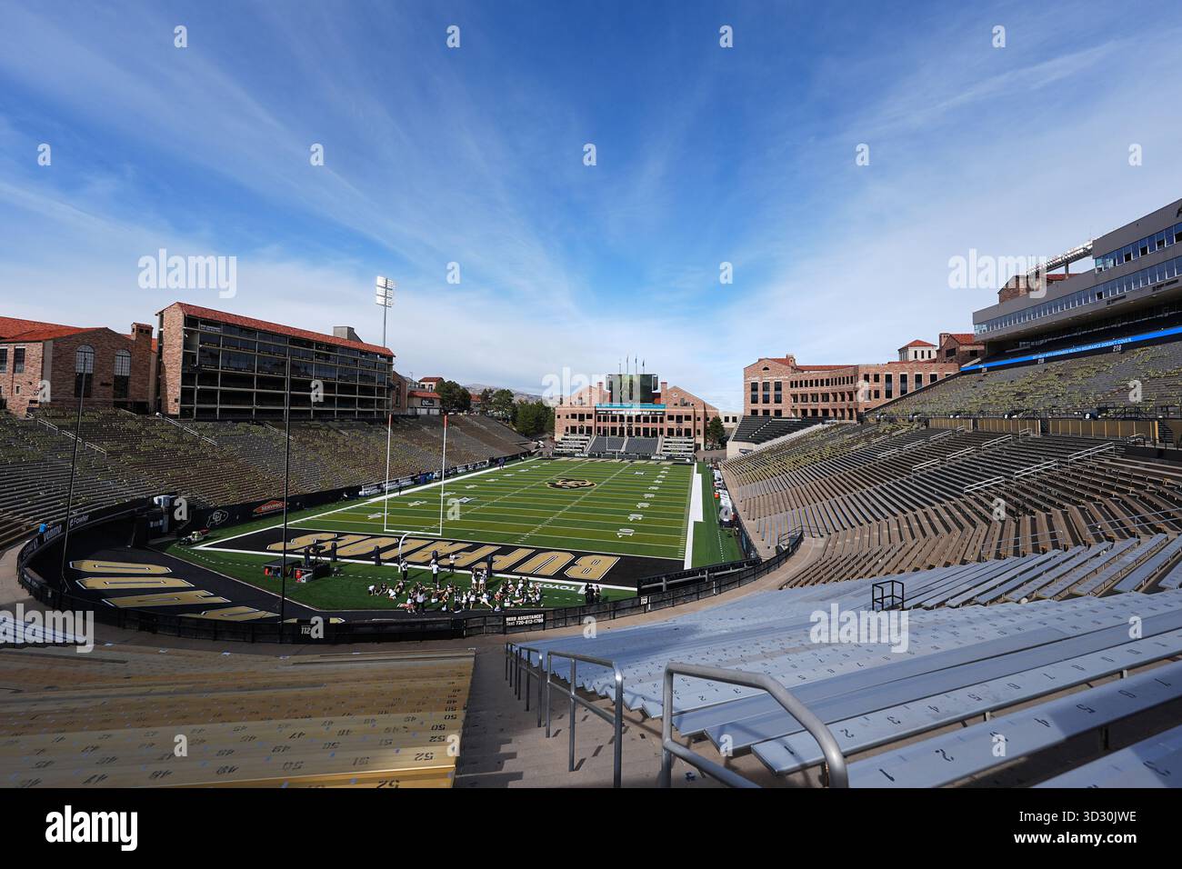 Folsom Field is shown before an NCAA college football game Saturday ...
