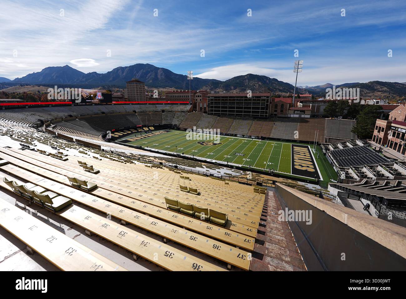 Folsom Field is shown before an NCAA college football game Saturday ...