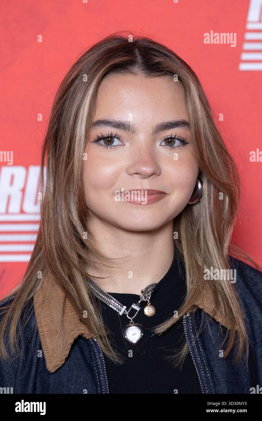 Melissa from Star Academy 2025 attends 'Running Man' Paris Film ...