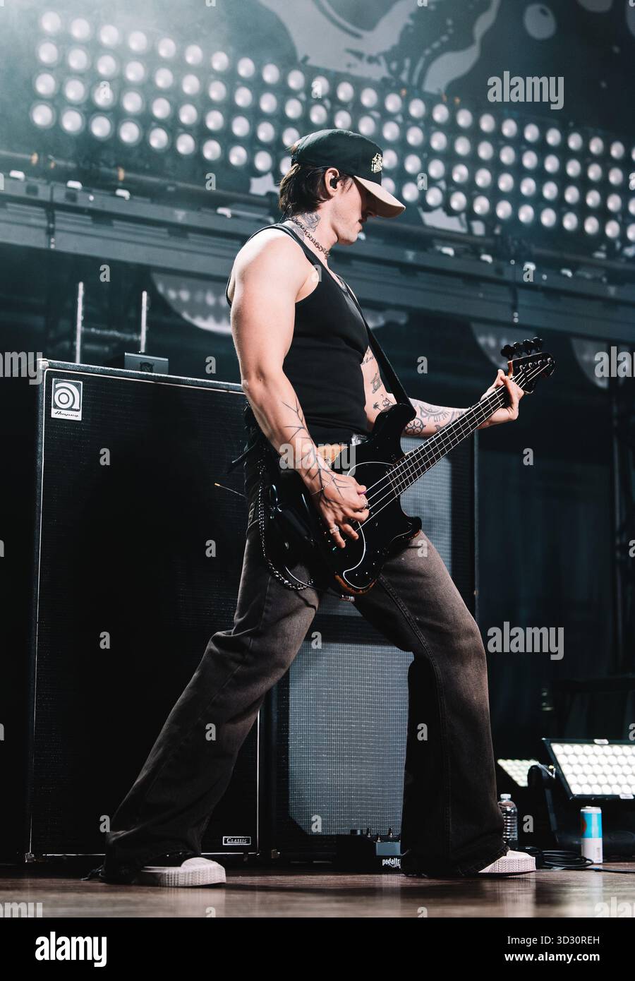 November 2, 2025, Bloomington, Minnesota, USA: Bassist MAXWELL PIERCE ...