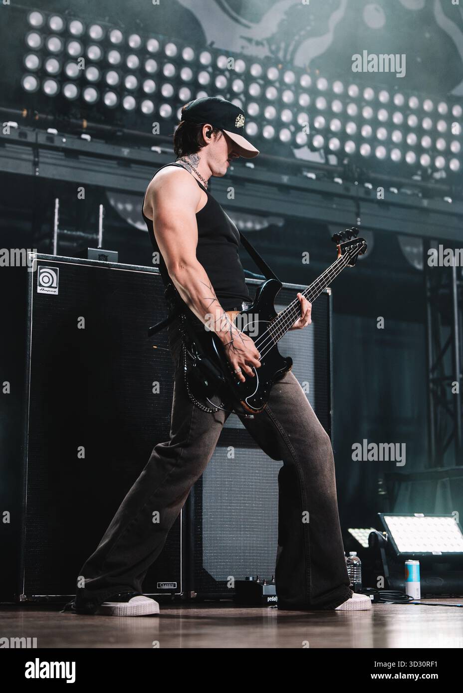 November 2, 2025, Bloomington, Minnesota, USA: Bassist MAXWELL PIERCE ...