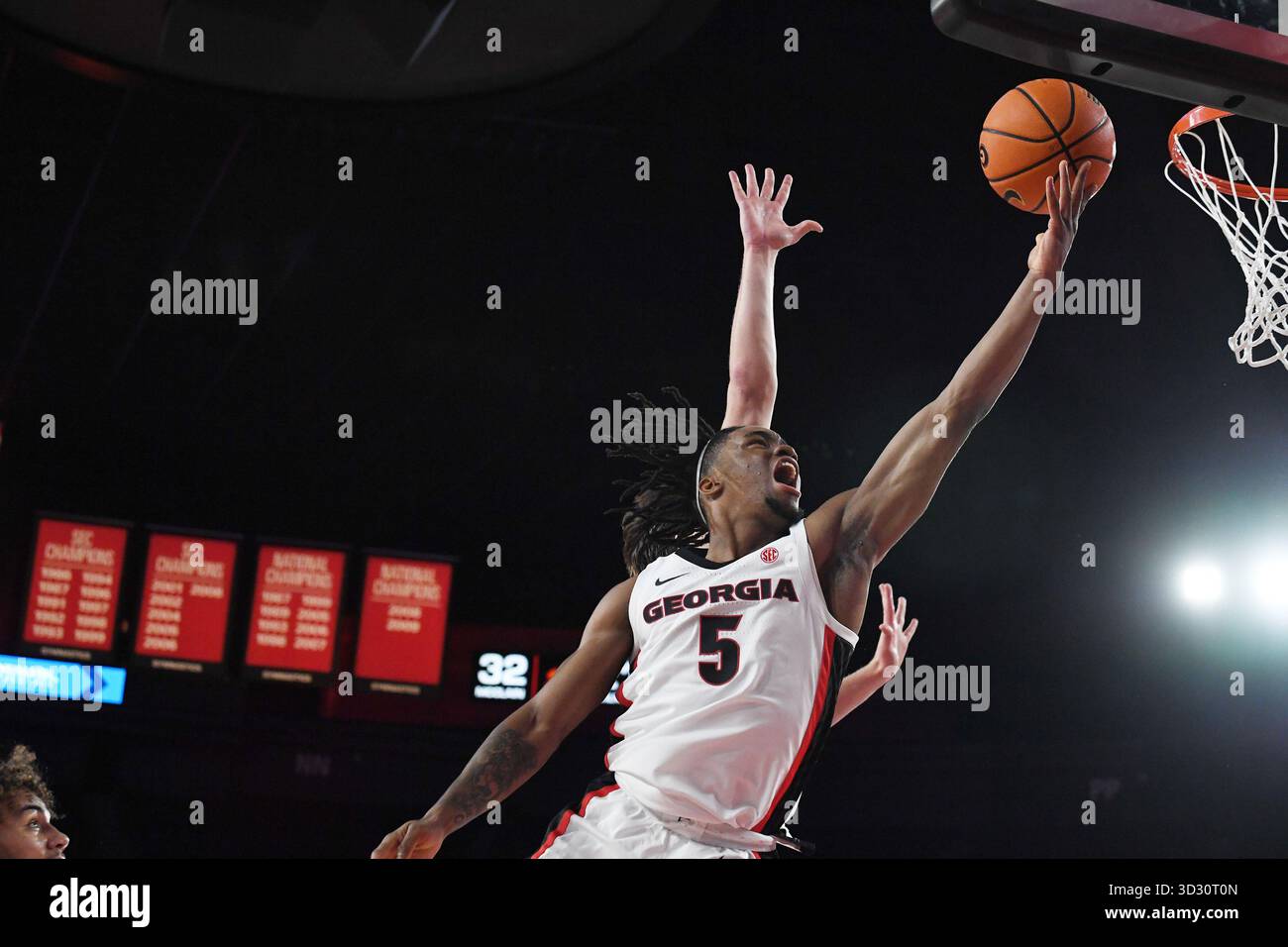 ATHENS, GA - NOVEMBER 03: Guard Jeremiah Wilkinson #5 of the Georgia ...