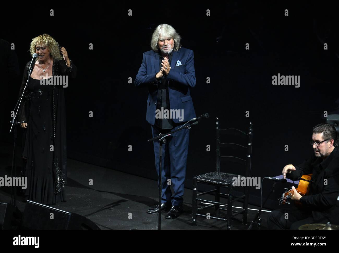 José Mercé during the benefit concert to support the work of children's ...