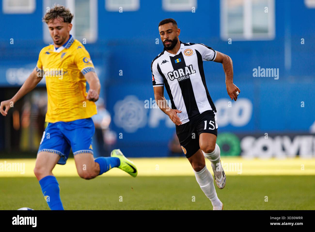 Chiheb Labidi seen during Liga Portugal game between teams of GD ...