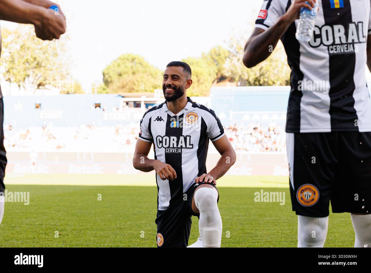 Chiheb Labidi seen during Liga Portugal game between teams of GD ...