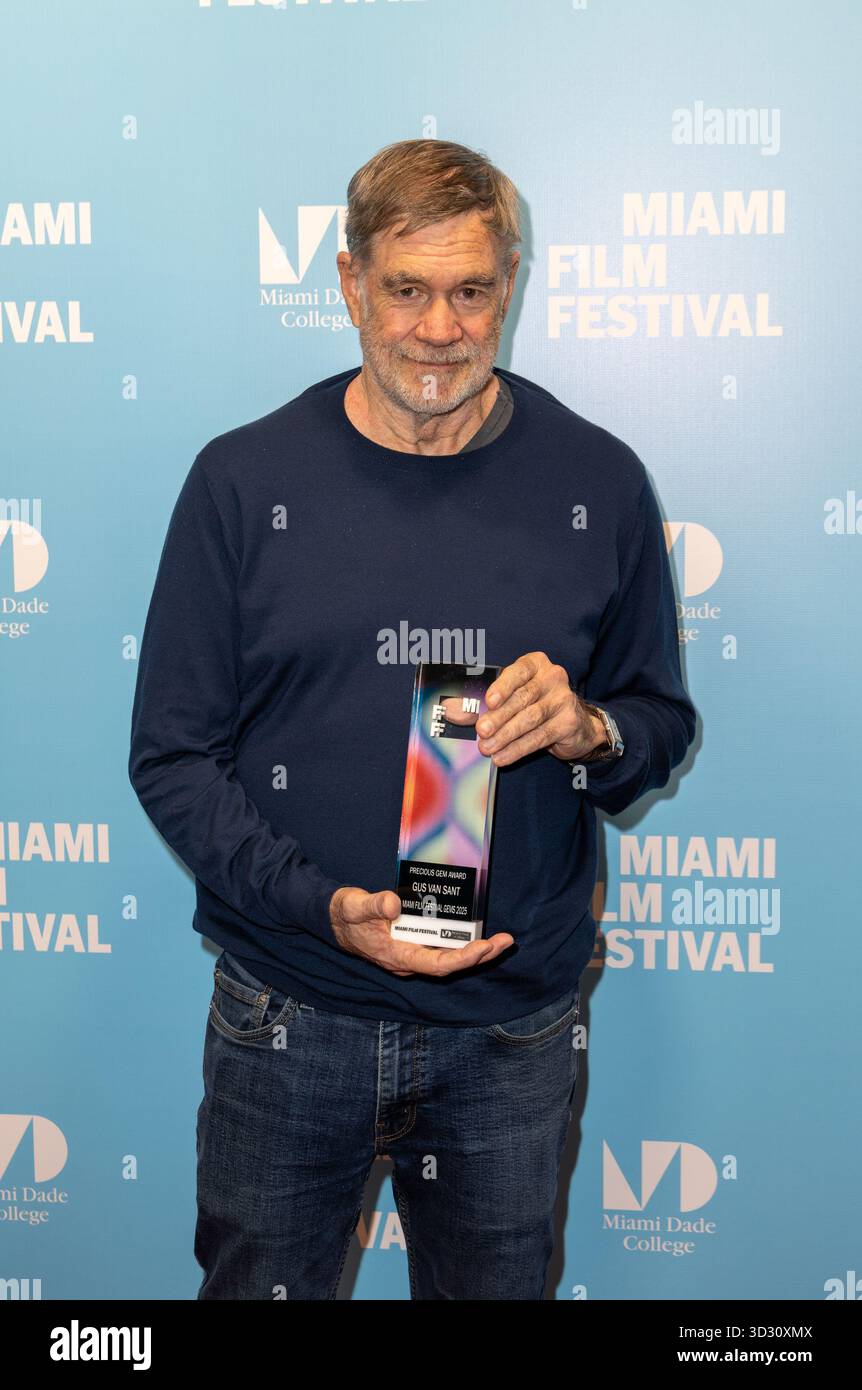 CORAL GABLES, FLORIDA - NOVEMBER 03: Film director Gus Green Van Sant ...