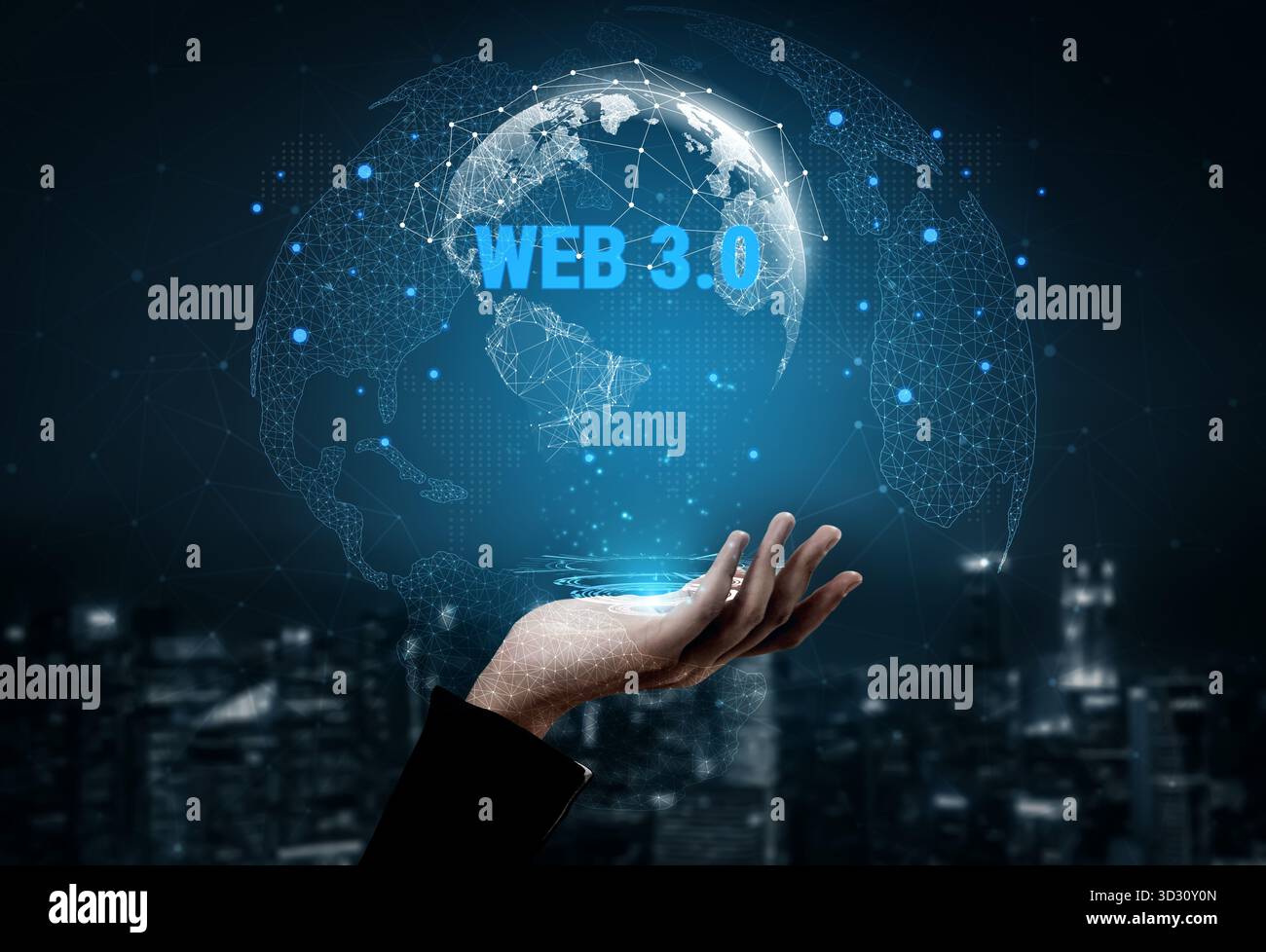 The network architecture of the global Web 3.0. A concept of a ...