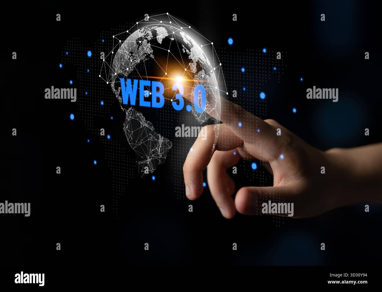 The network architecture of the global Web 3.0. A concept of a ...