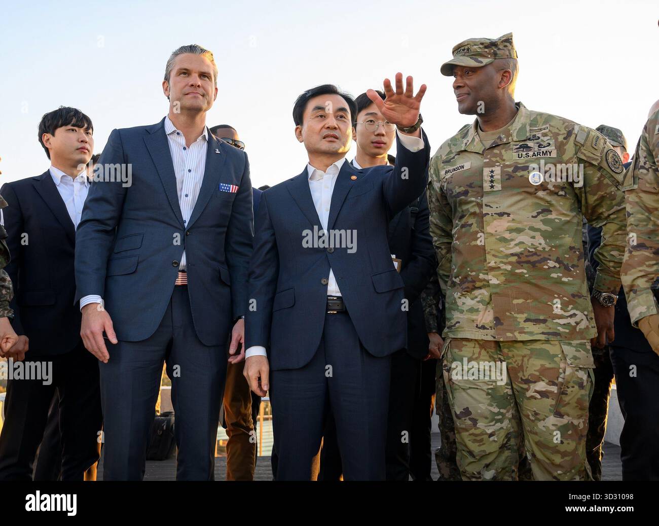 In this photo provided by the South Korea Defense Ministry, U.S ...
