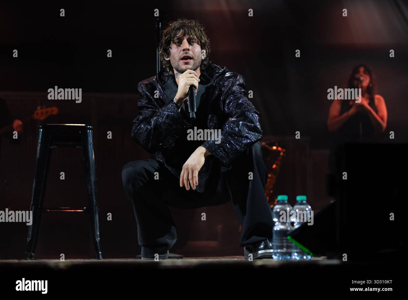Naples, Italy. Mirko Manuele Martorana aka Rkomi performs live at ...