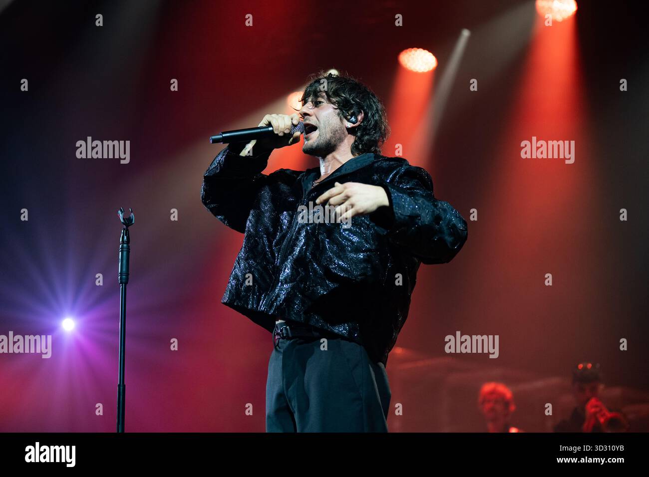 Naples, Italy. Mirko Manuele Martorana aka Rkomi performs live at ...