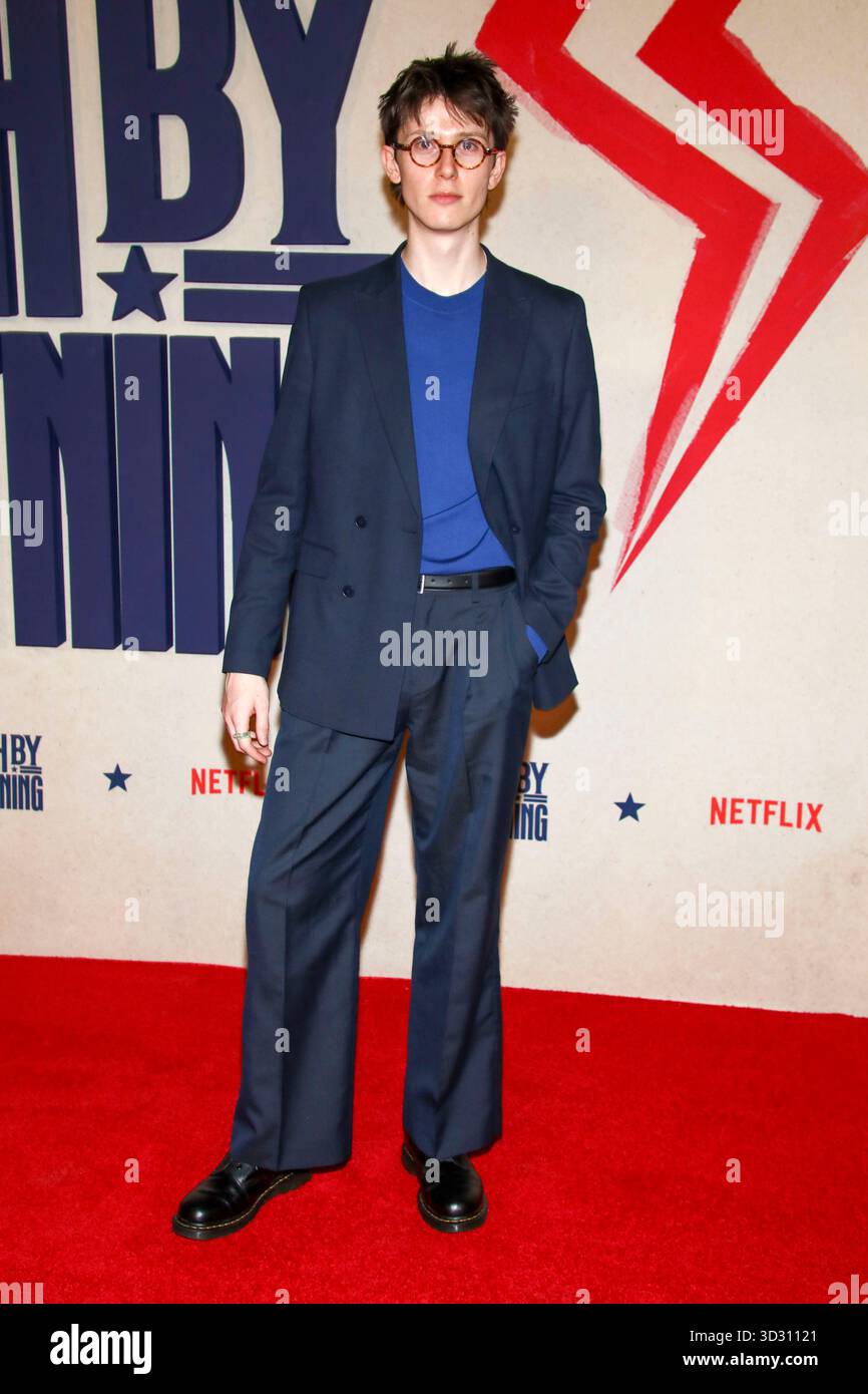 Actor Archie Fisher attends the Netflix premiere of 