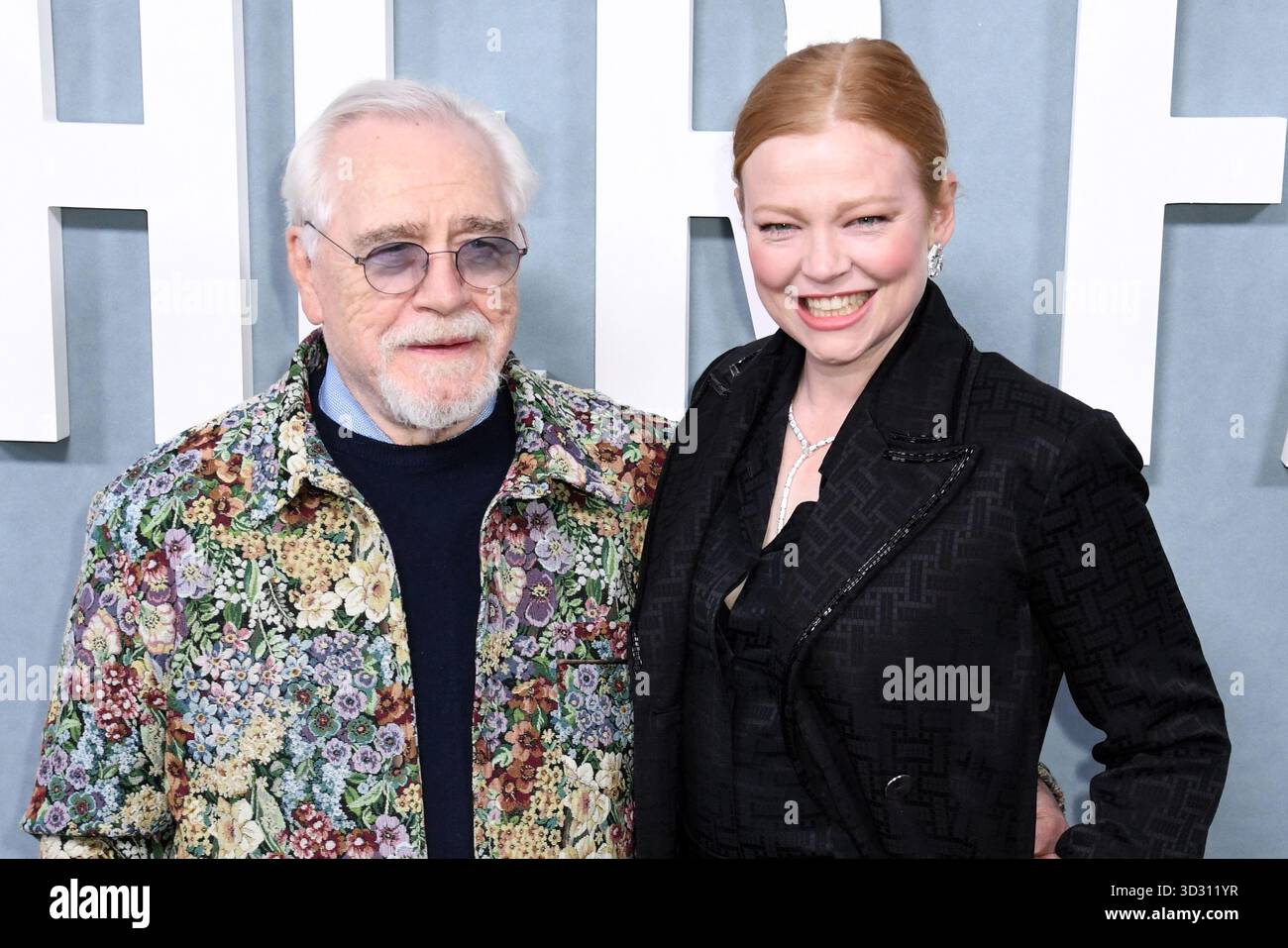 NEW YORK, NY - NOVEMBER 3: Brian Cox and Sarah Snook at the Peacock ...