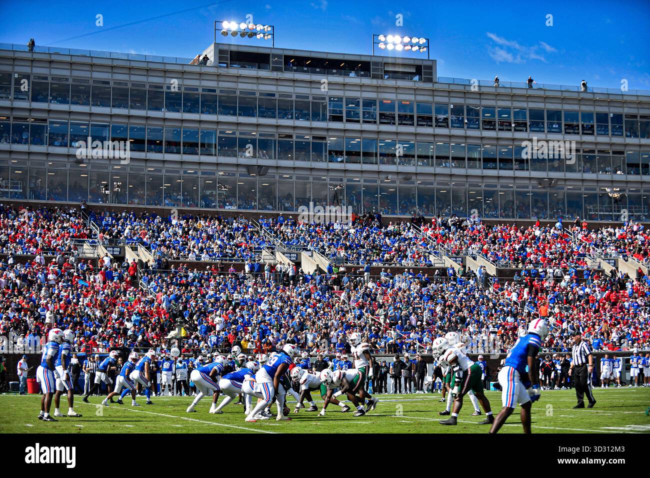 November 01, 2025: Fans attend a college football game between the ...