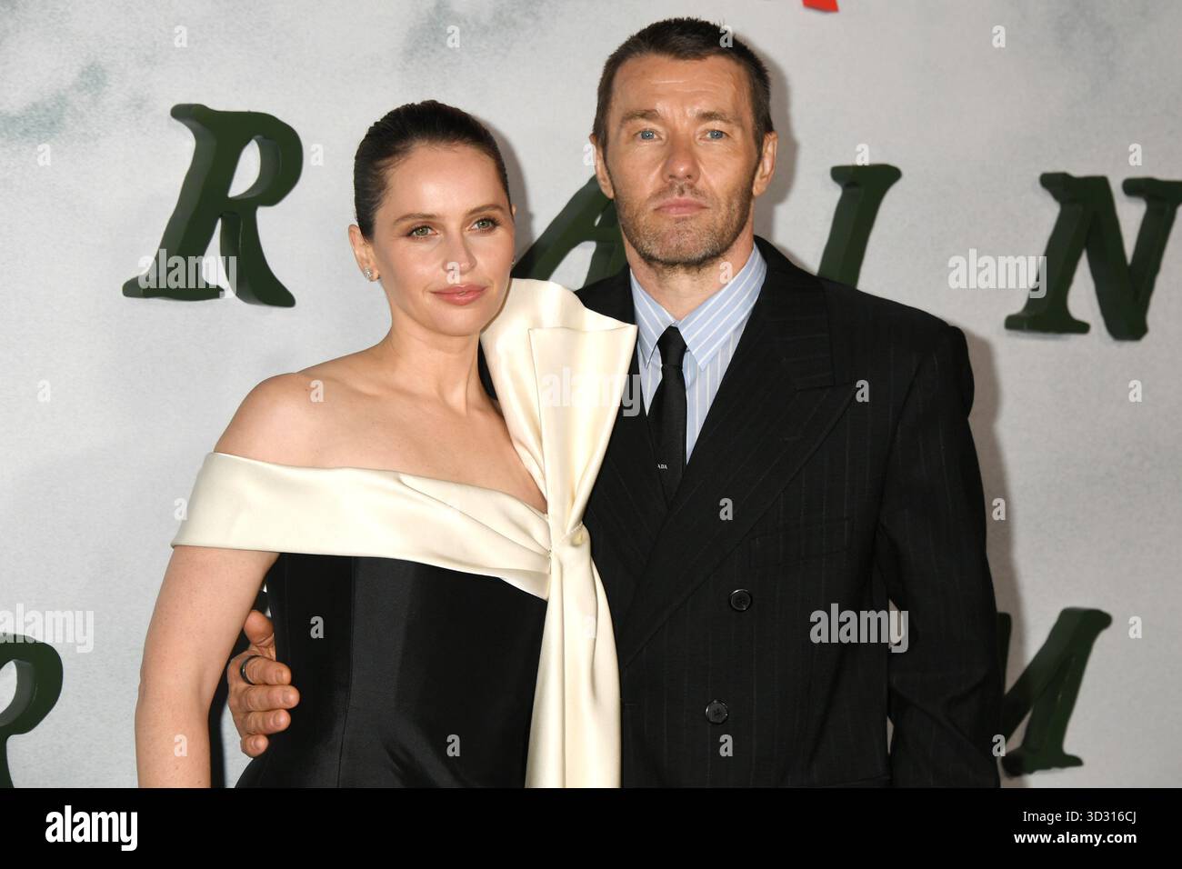 LOS ANGELES, CA - NOVEMBER 3: Felicity Jones and Joel Edgerton at the ...