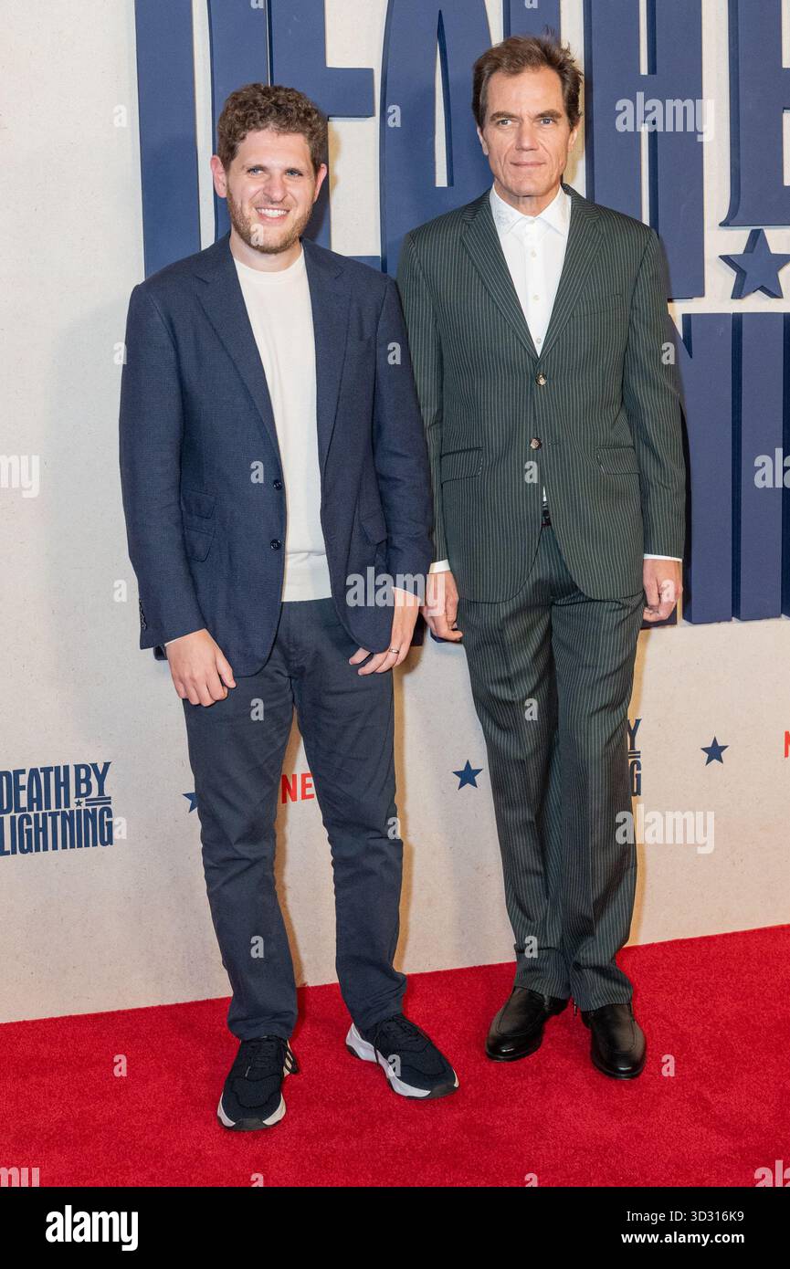 Mike Makowsky and Michael Shannon attend Netflix' 'Death by Lightning ...