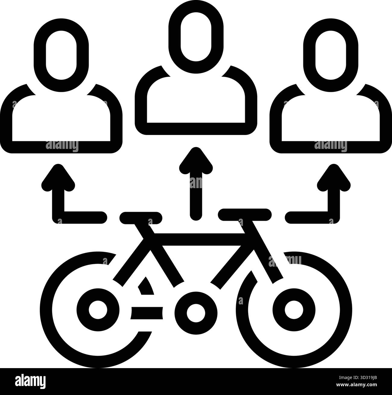 Bike sharing bicycle Cut Out Stock Images & Pictures - Alamy