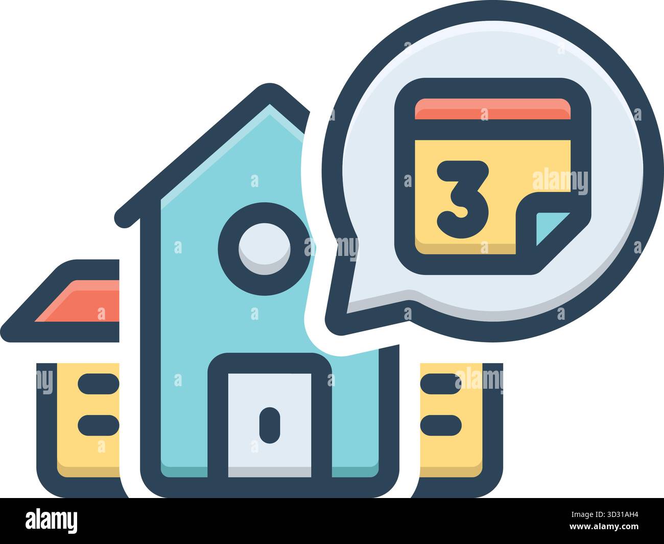 Icon for school days, school Stock Vector Image & Art - Alamy