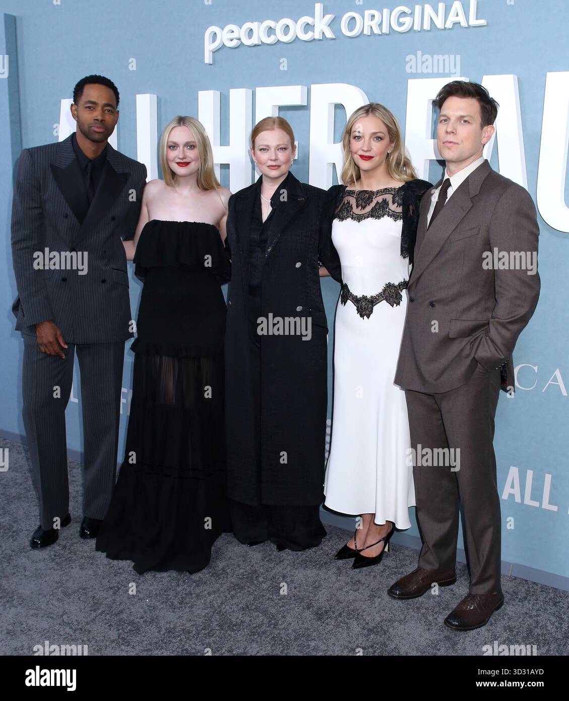 New York City, USA. 03rd Nov, 2025. Jay Ellis, Dakota Fanning, Sarah ...