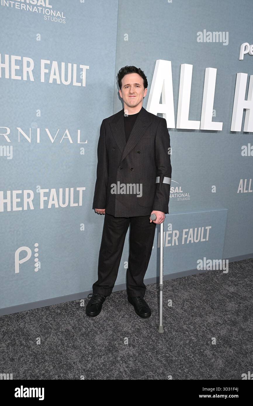 Daniel Monks attends the Peacock TV Series "All Her Fault" New York ...
