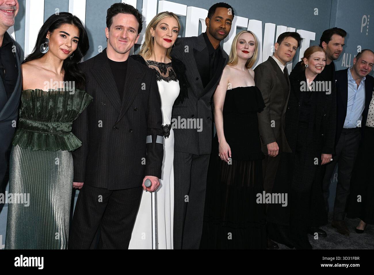 Dakota Fanning, Sarah Snook and Abby Elliott attend the Peacock TV ...