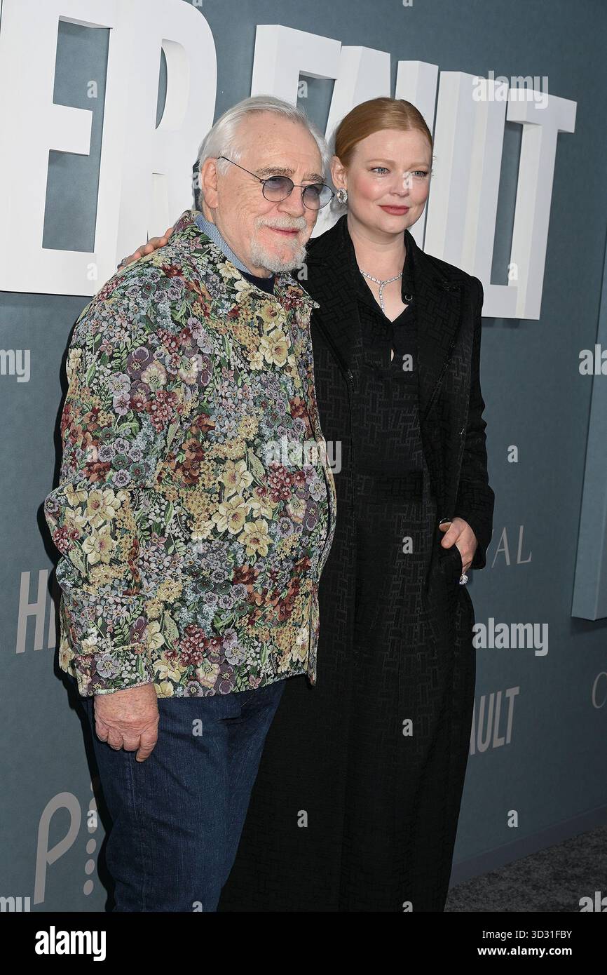 Brian Cox and Sarah Snook attend the Peacock TV Series "All Her Fault ...