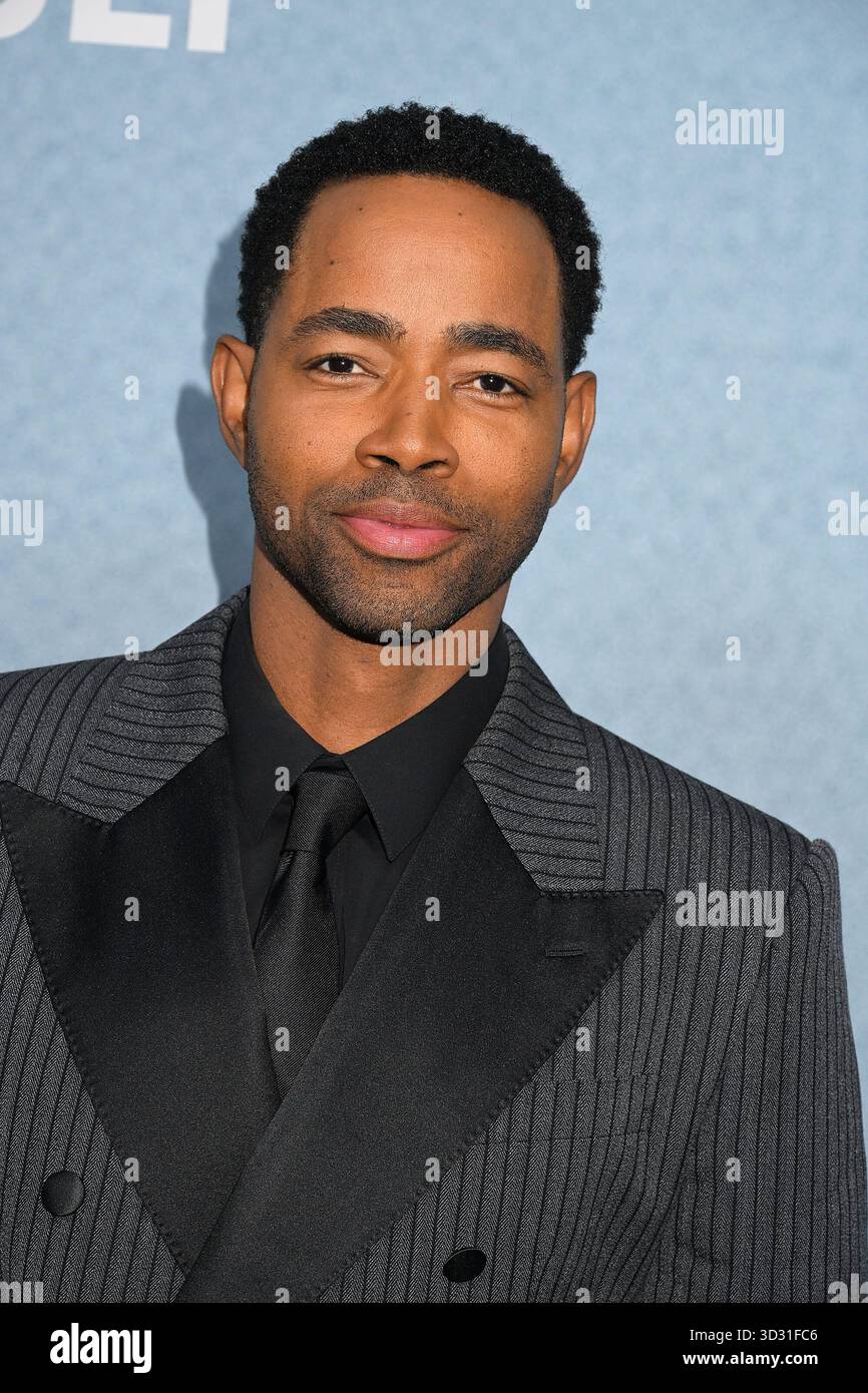 Jay Ellis in Dolce and Gabbana tuxedo attends the Peacock TV Series ...