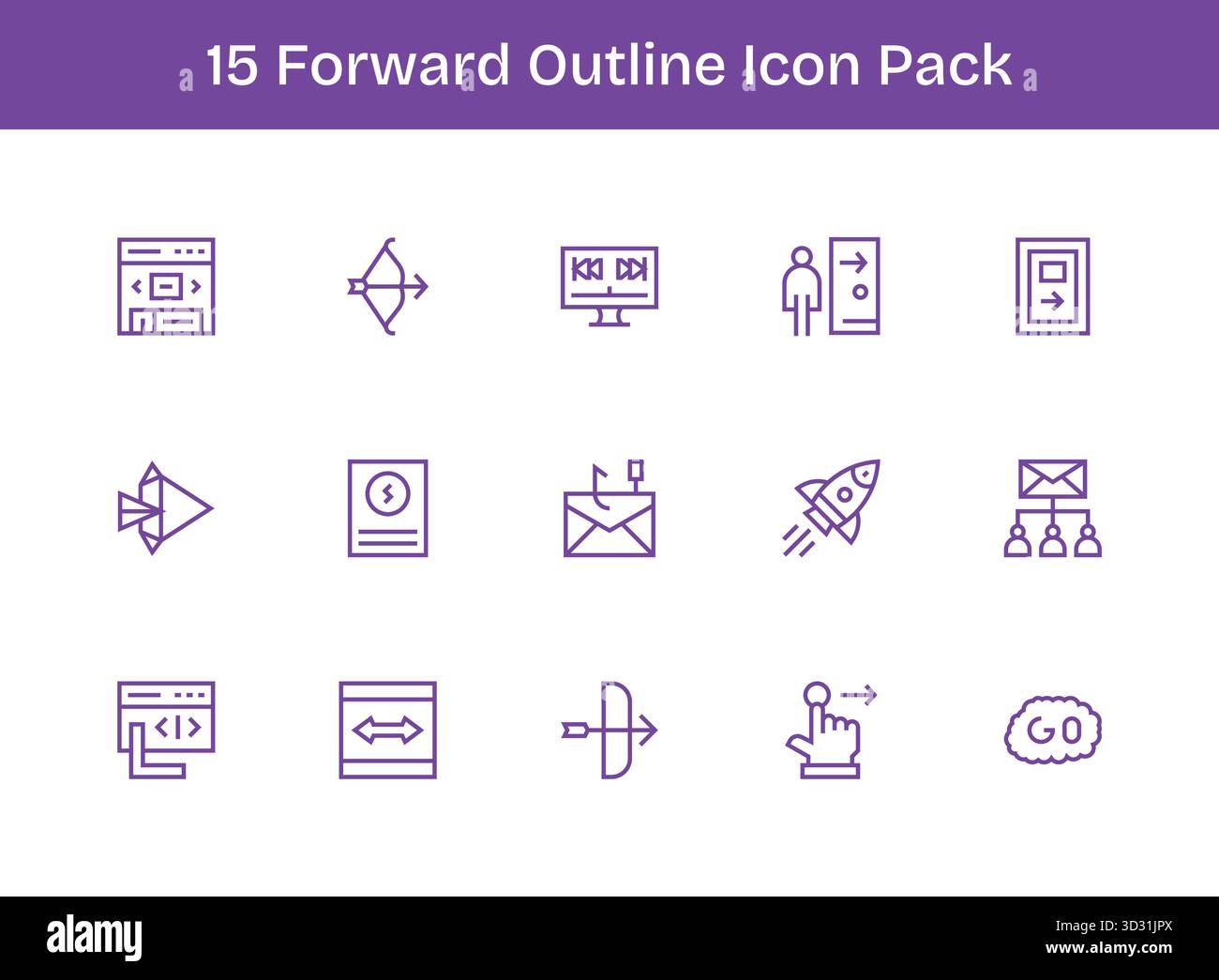 Curated pack of 15 vector icons in Outline design, centered around ...