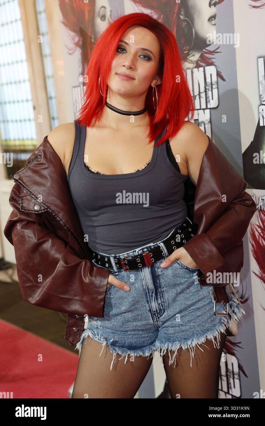 Celina dos Santos bei der Pressekonferenz zum Musical Wir sind am Leben im Stage Theater des ...