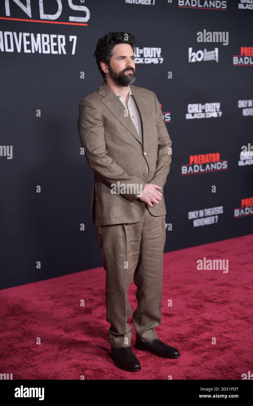 Dan Trachtenberg arrives at the premiere of "Predator: Badlands" on ...