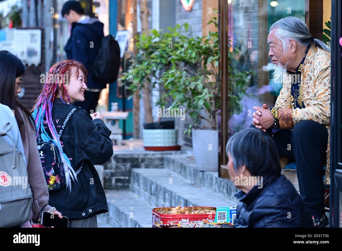 **CHINESE MAINLAND, HONG KONG, MACAU AND TAIWAN OUT** Tourists visit ...