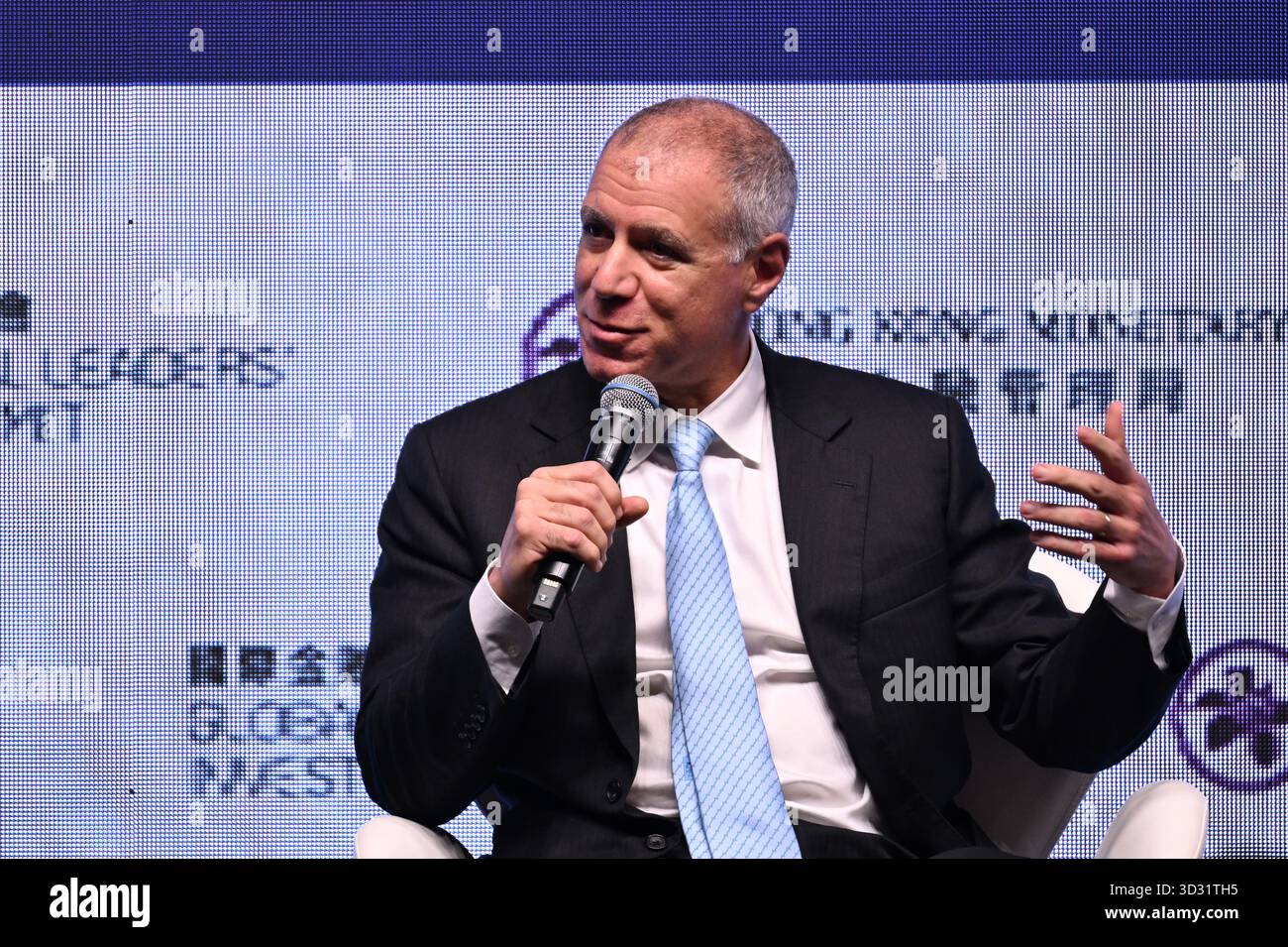 Georges Elhedery, Group CEO, HSBC speaking at the 2025 Global Financial ...