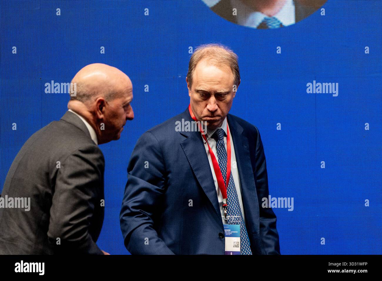 Ted Pick, CEO of Morgan Stanley and David M. Solomon, CEO of Goldman ...